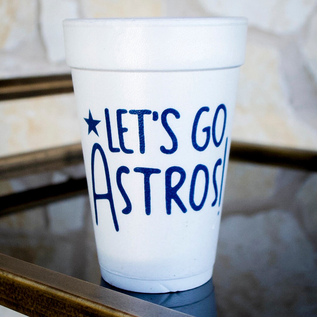 Houston Astros Cups, Let's Go Astros, Custom Tailgate Cups, Game Day ...