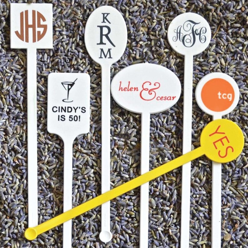 Custom Cocktail Stir Sticks Heart and Arrow Stir Sticks | Etsy