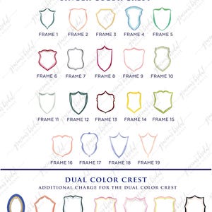 Semi-custom Full Color Wedding Crest, Personalized Full Color Wedding ...