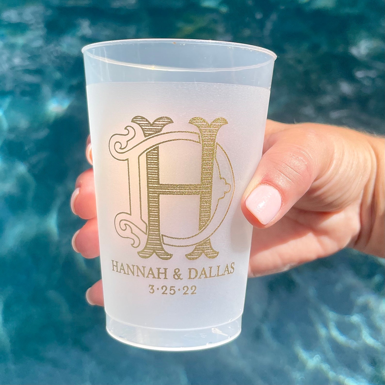 Gold Ink Custom Shatterproof Cups, Gold Ink Shatterproof Cup ...