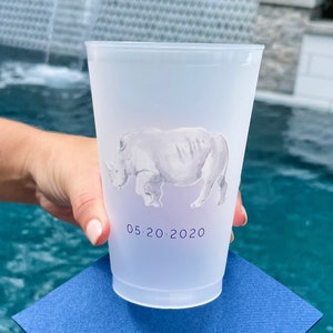 Custom Crest Watercolor Shatterproof Cups, Full Color Shatterproof Cups ...