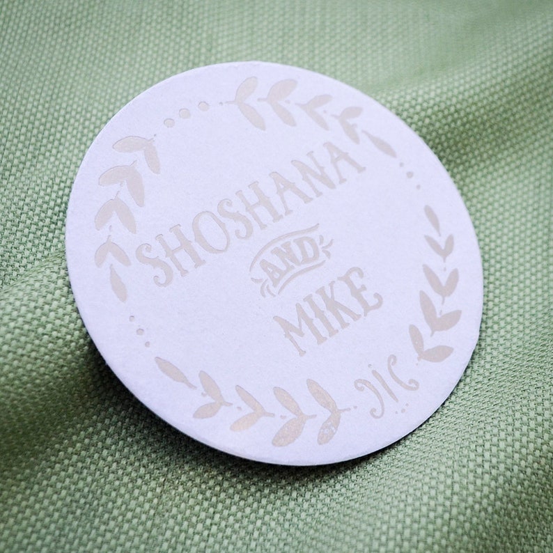 Custom Printed Wedding Coasters Personalized Bar Coasters | Etsy