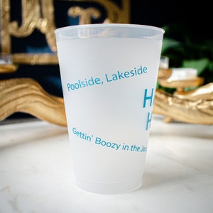 Lake Life Shatterproof Party Cups, Personalized Shatterproof Plastic ...