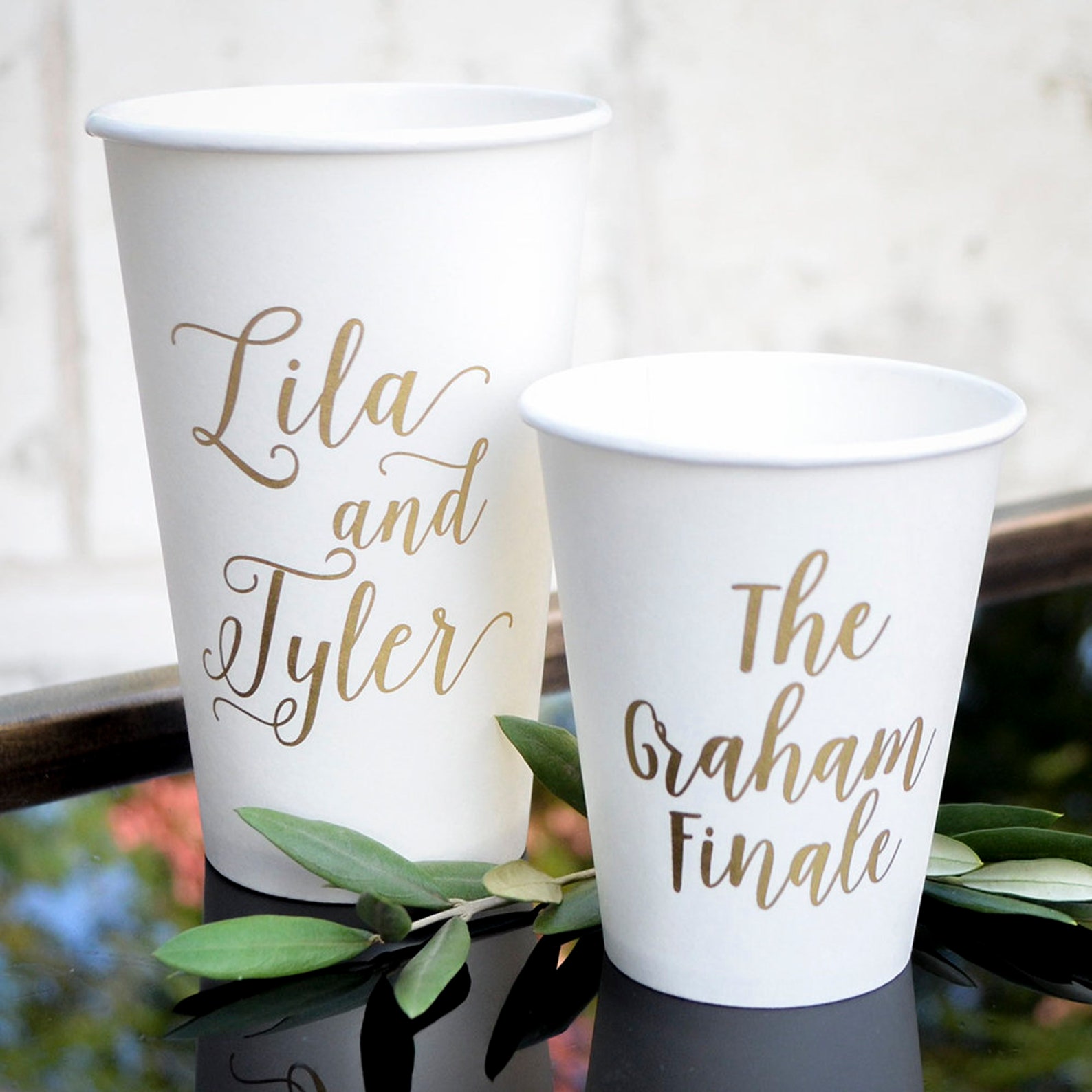 Personalized Premium Coffee Cups Custom Names Wedding Cups - Etsy