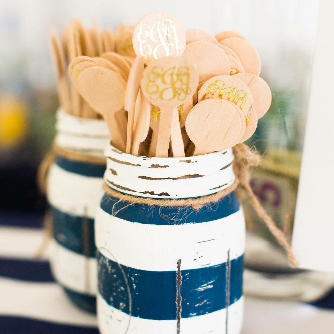 Custom Stir Sticks, Cocktail Stirrers, Wooden Drink Stirrers, Gold Foil ...