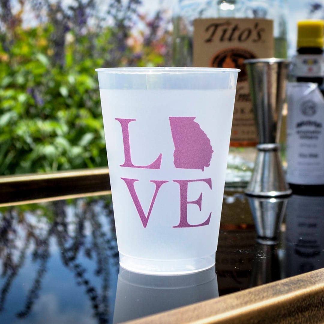 State Love Cups, State Pride Cups, Custom State Cups, Personalized ...