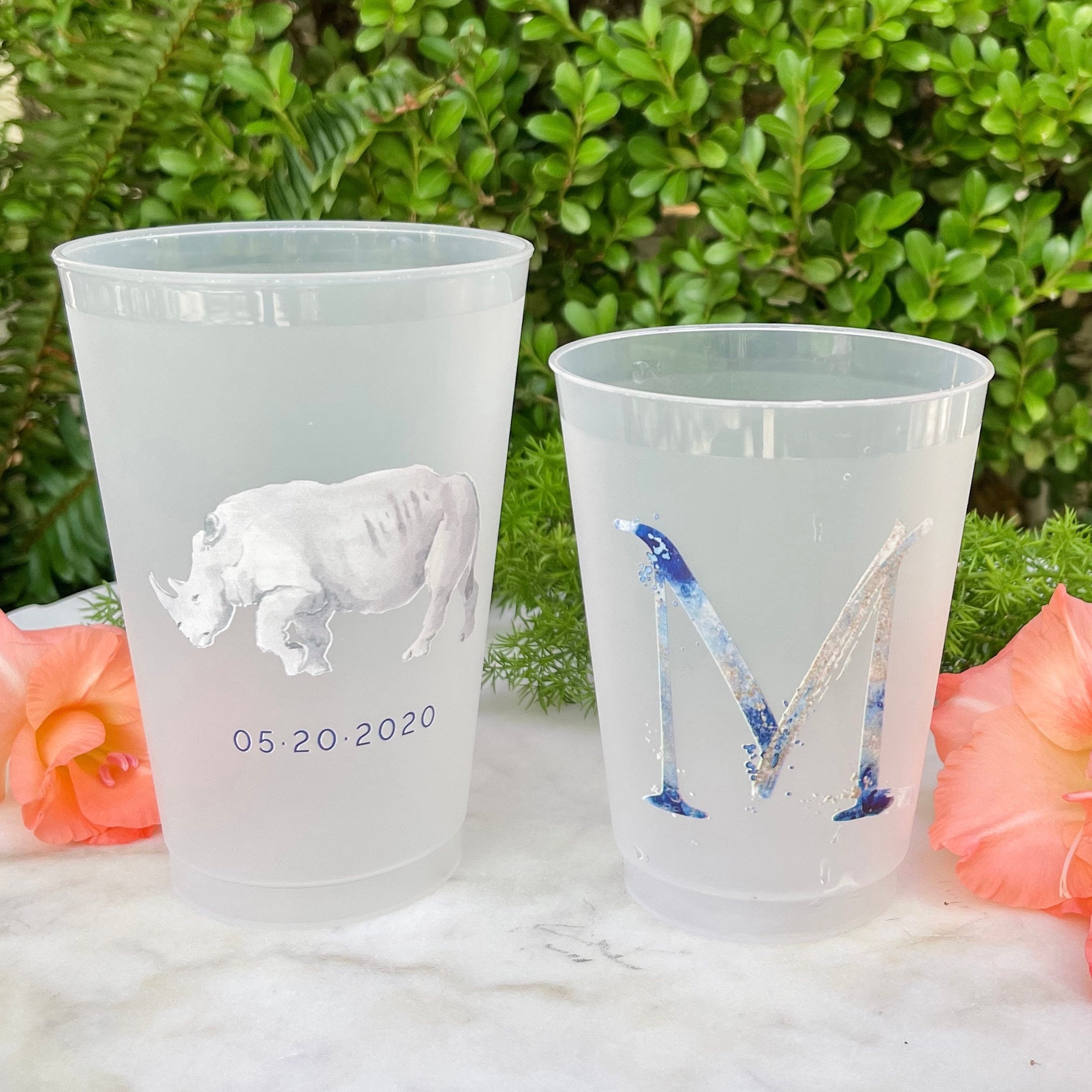 Custom Crest Watercolor Shatterproof Cups, Full Color Shatterproof Cups ...