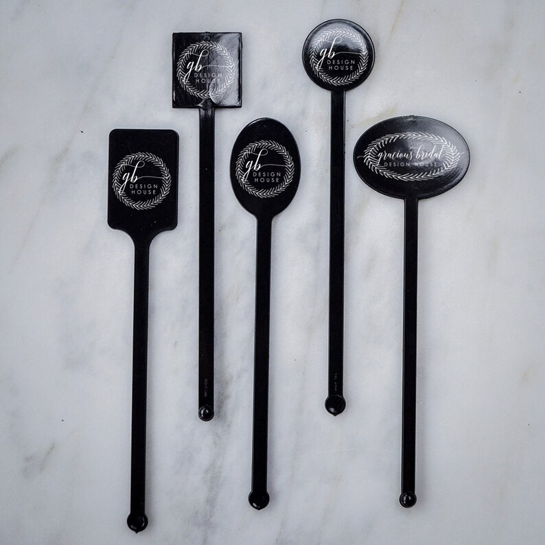 Custom Cocktail Stir Sticks, Heart and Arrow Stir Sticks, Personalized ...