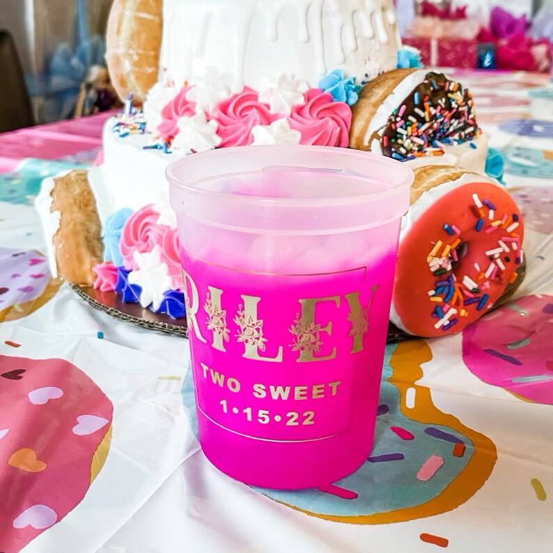 Monogrammed Color Changing Cups Stadium Mood Cups Color - Etsy