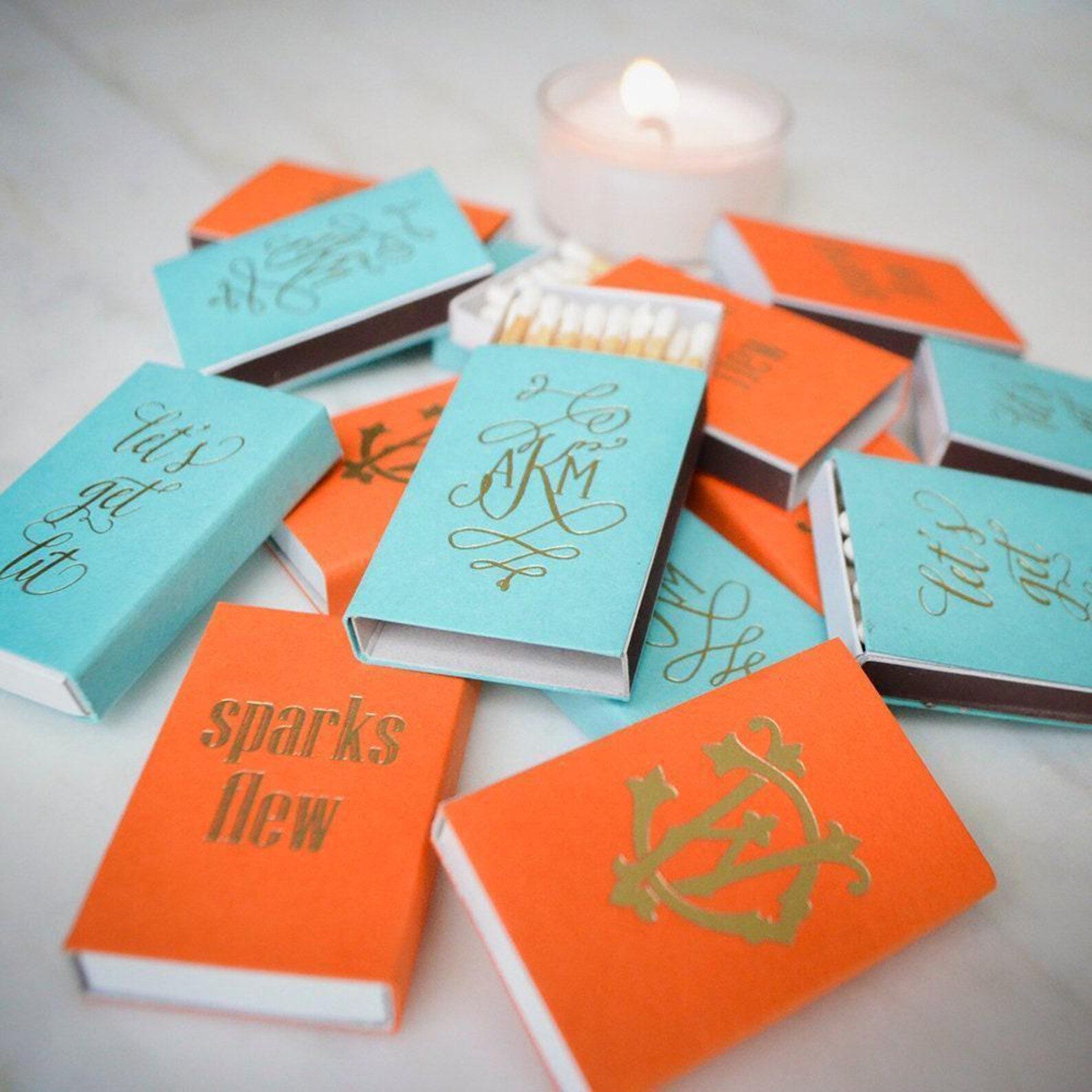 Custom Wedding Matchboxes, Personalized After Party Matchboxes, Custom ...