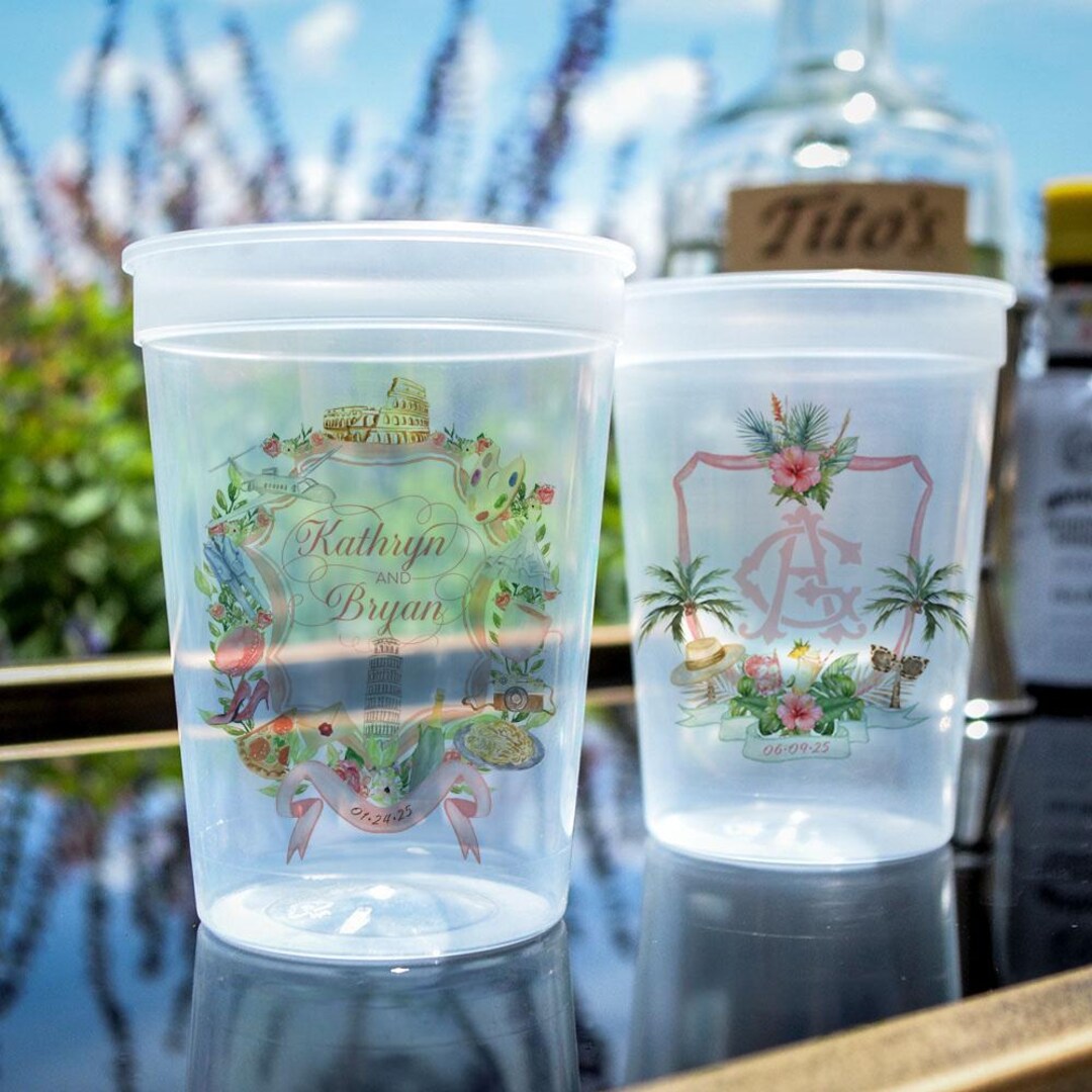 Full Color Clear Destination Stadium Cups, Full Color Topical Stadium ...