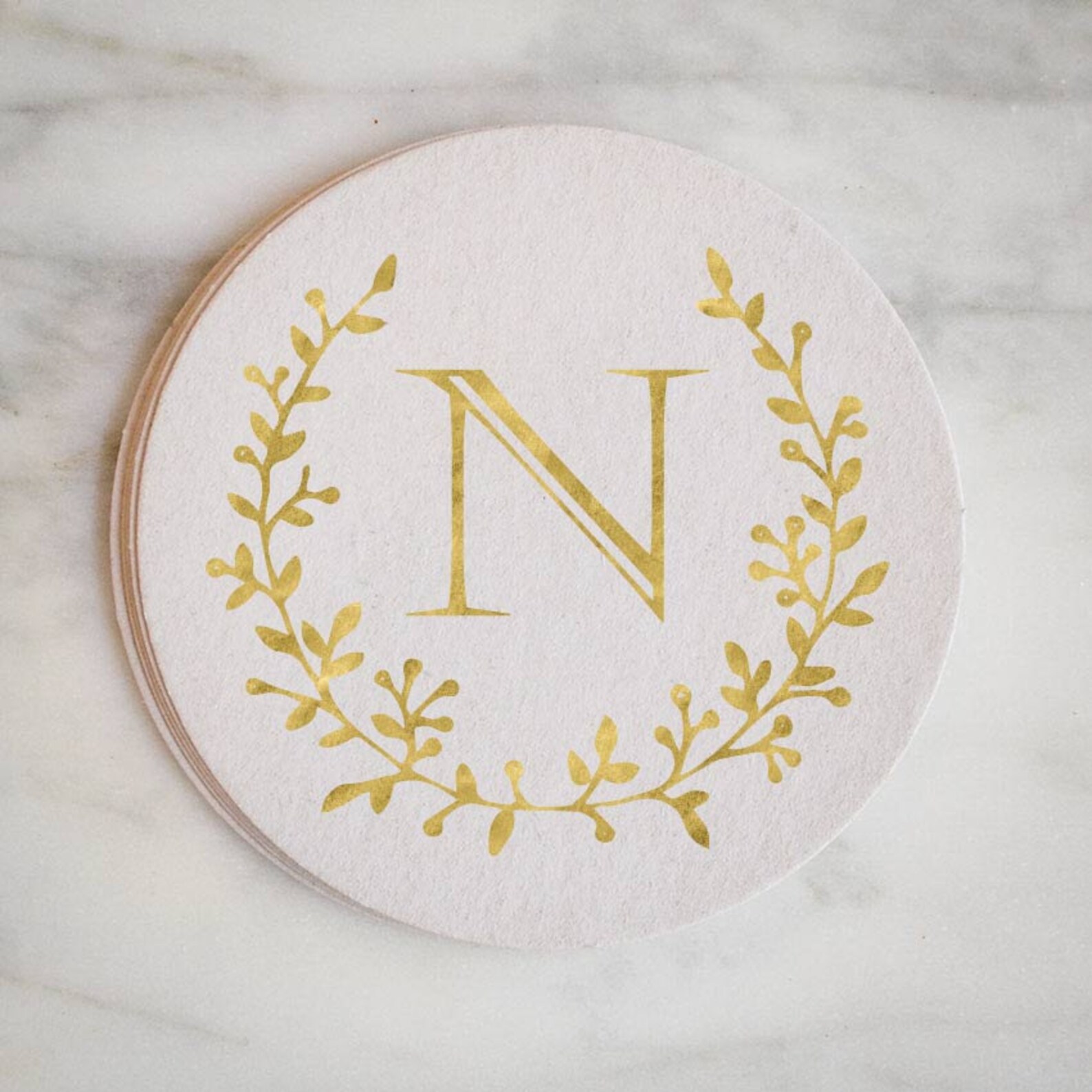Personalized Foil Printed Party Coasters Custom Metallic - Etsy