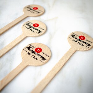 Monogrammed Wooden Stir Sticks, Foil Printed Drink Stirrers ...
