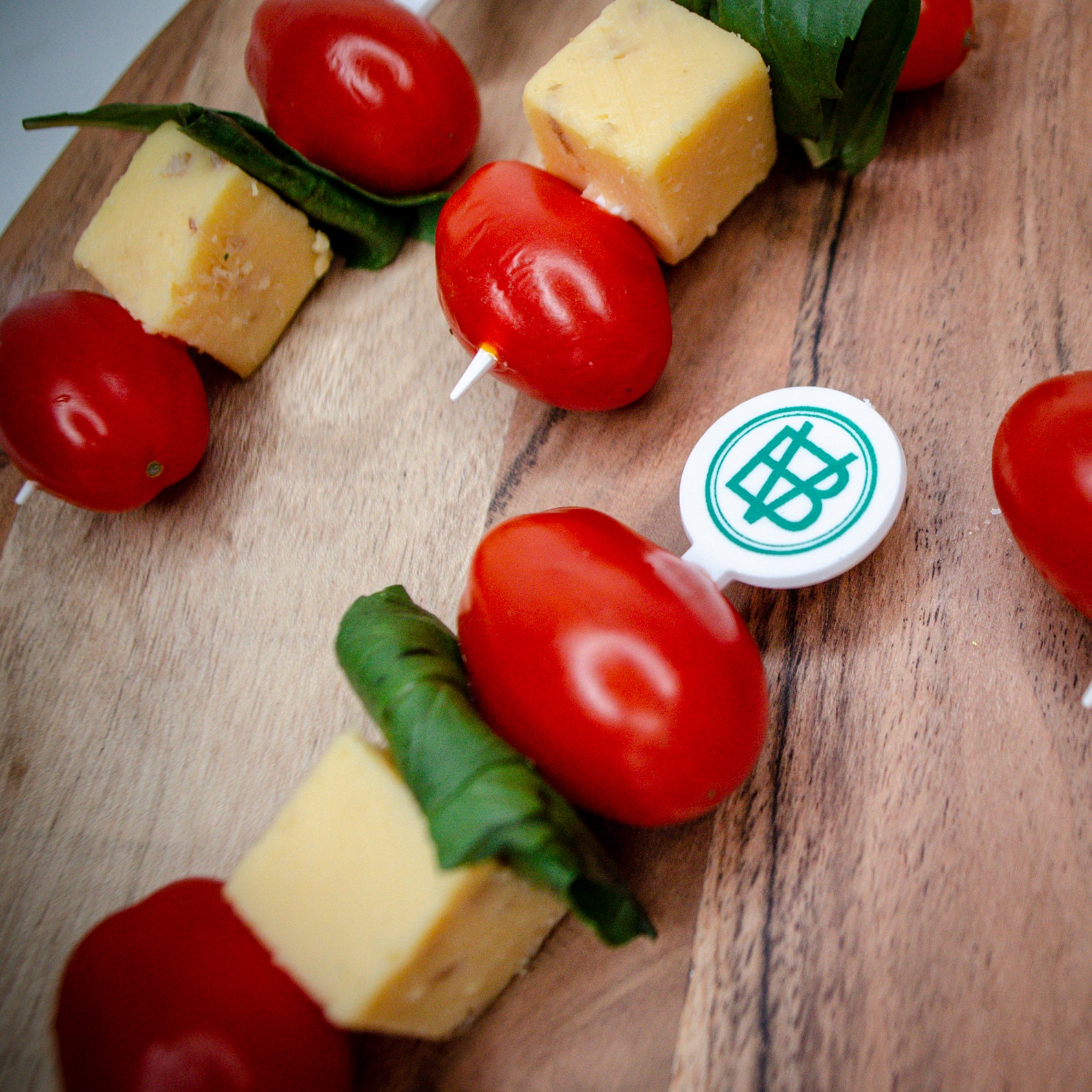 Monogrammed 4" Plastic Food Picks, Custom Wedding Reception Appetizer ...