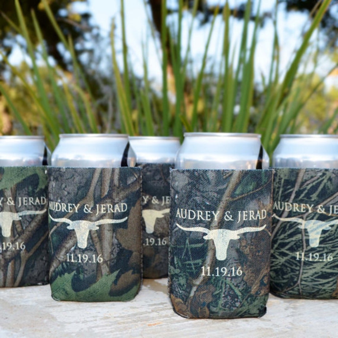 Personalized True Life Camo Can Huggers, Drink Huggie, Camouflage ...