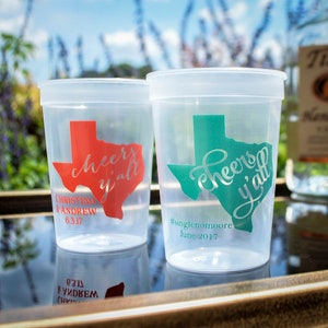 State LOVE Stadium Cups, Personalized Party Cups, Custom Wedding Cups ...