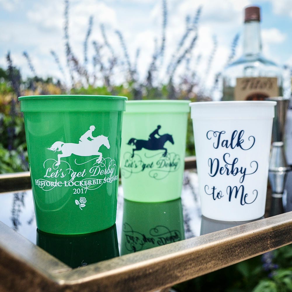 Custom Derby Party Cups, Talk Derby to Me, Let's Get Derby, Kentucky ...