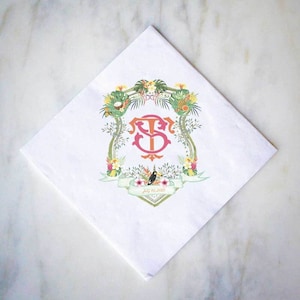 Custom Full Color Tree Crest 3ply Napkins, Custom 3ply Tree Crest ...