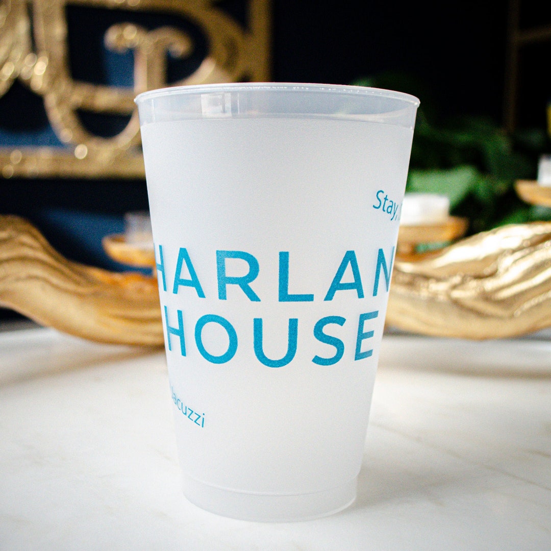 Custom Housewarming Party Cups, Personalized Shatterproof Plastic Cups ...