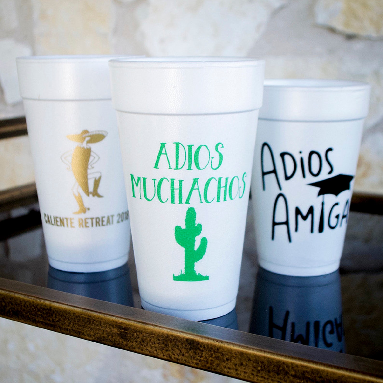 Custom Printed Styrofoam Party Cups Personalized Foam Cups - Etsy