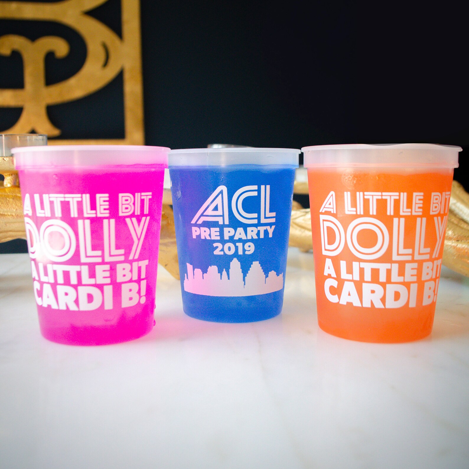 Personalized Color Changing Plastic Party Cups Custom Color - Etsy