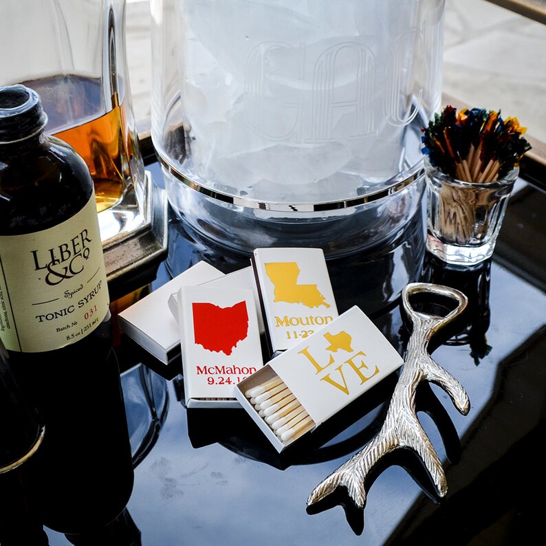 Modern Single Initial Matches Personalized Wedding | Etsy