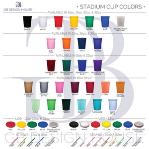 Custom Printed Birthday Party Cups, Personalized Wedding Cups ...