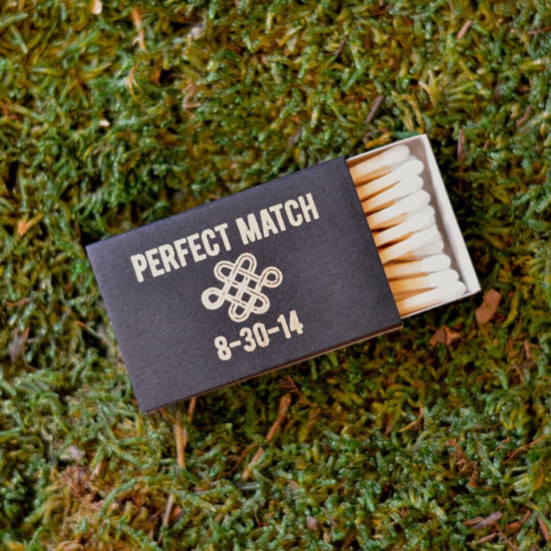 Personalized Wedding Matches, Custom Favors, Printed Wedding Reception ...
