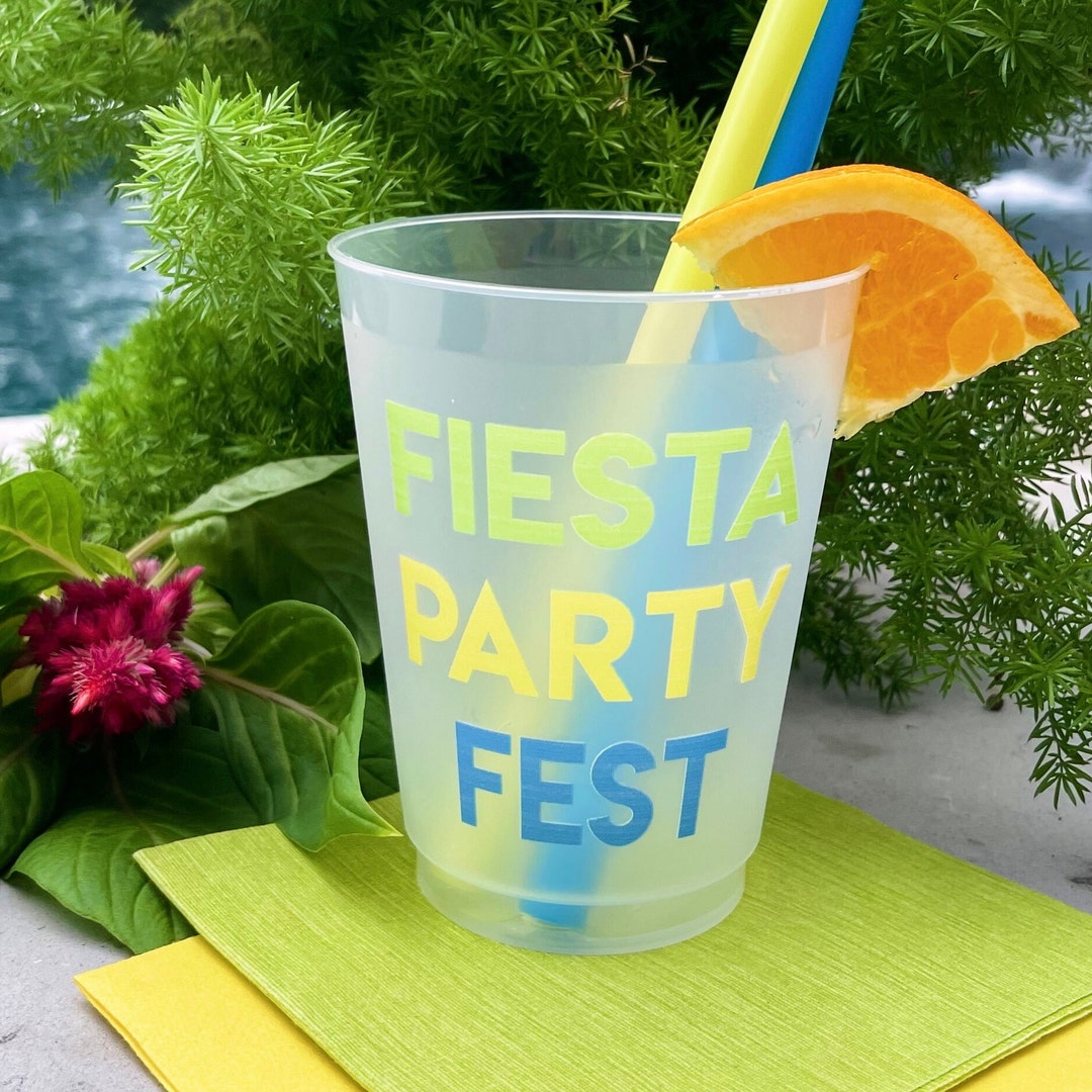 Personalized Full Color Fiesta Frost Flex Cups, Full Color Fiesta ...