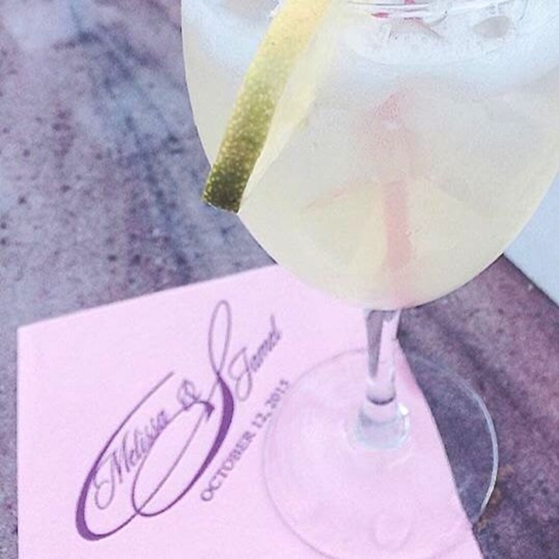 Custom Script Wedding Napkins Custom Logo Wedding Napkins - Etsy