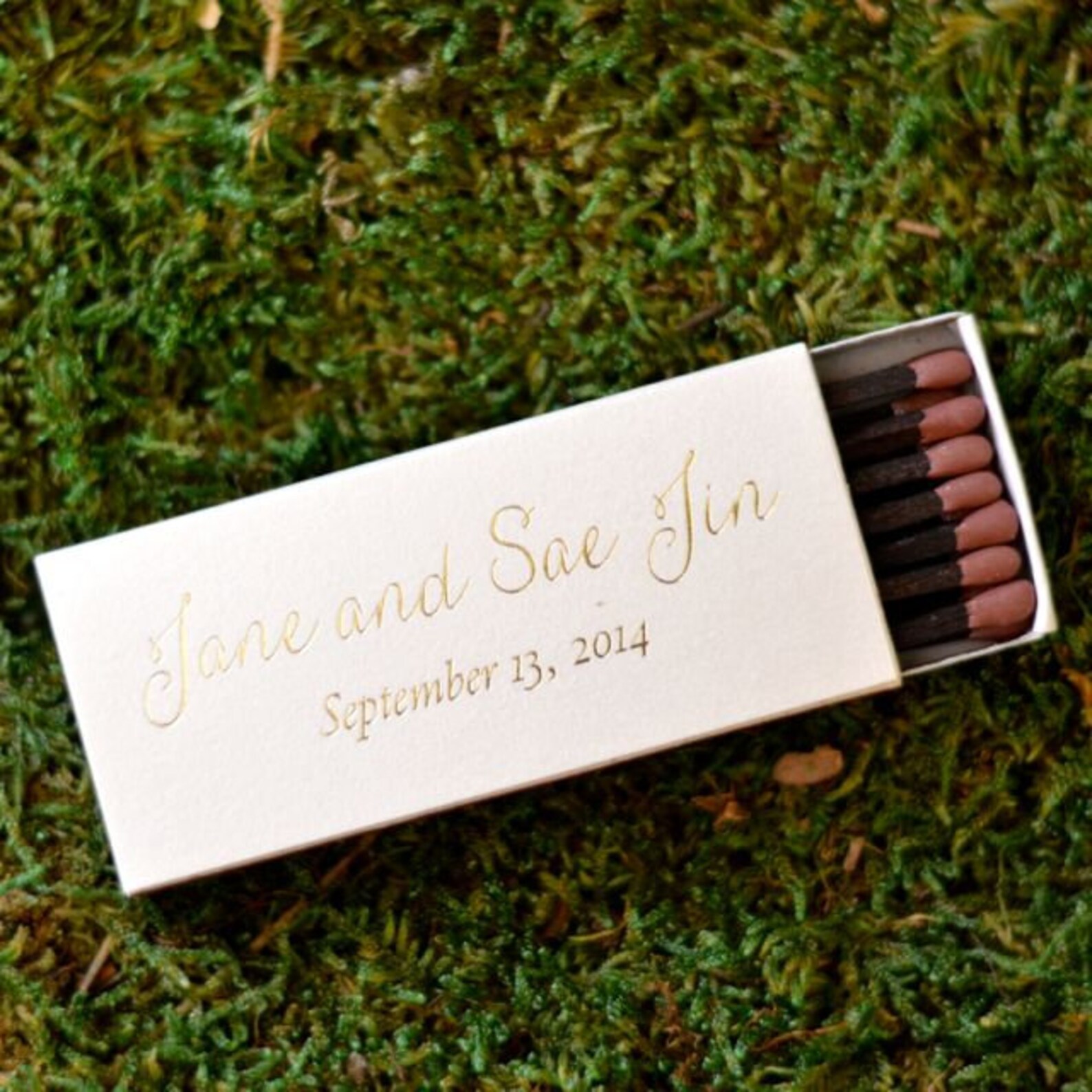 Personalized Candle Matches Custom Wedding Matchboxes - Etsy