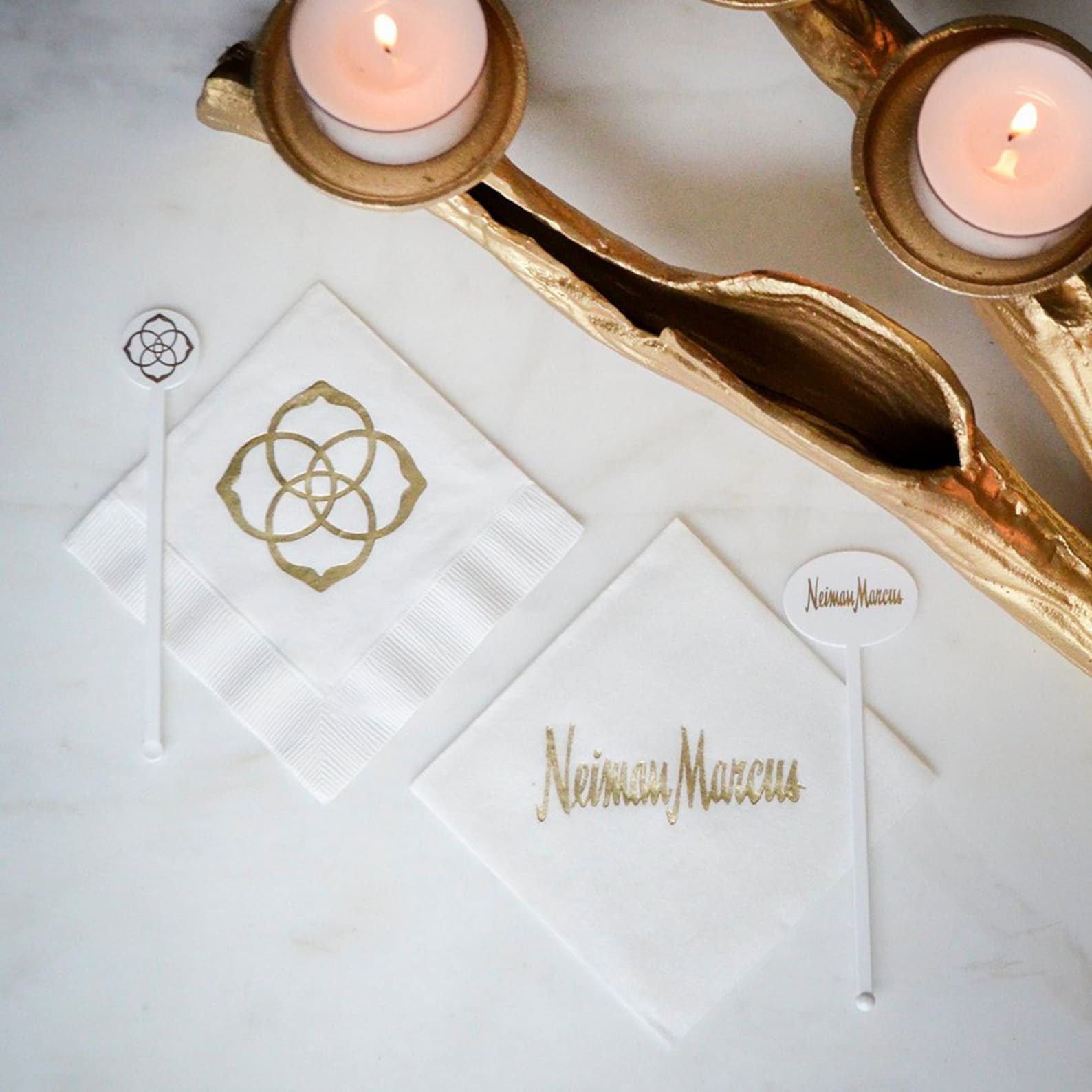 Corporate Logo Cocktail Napkins Company Event 3-ply Napkins - Etsy