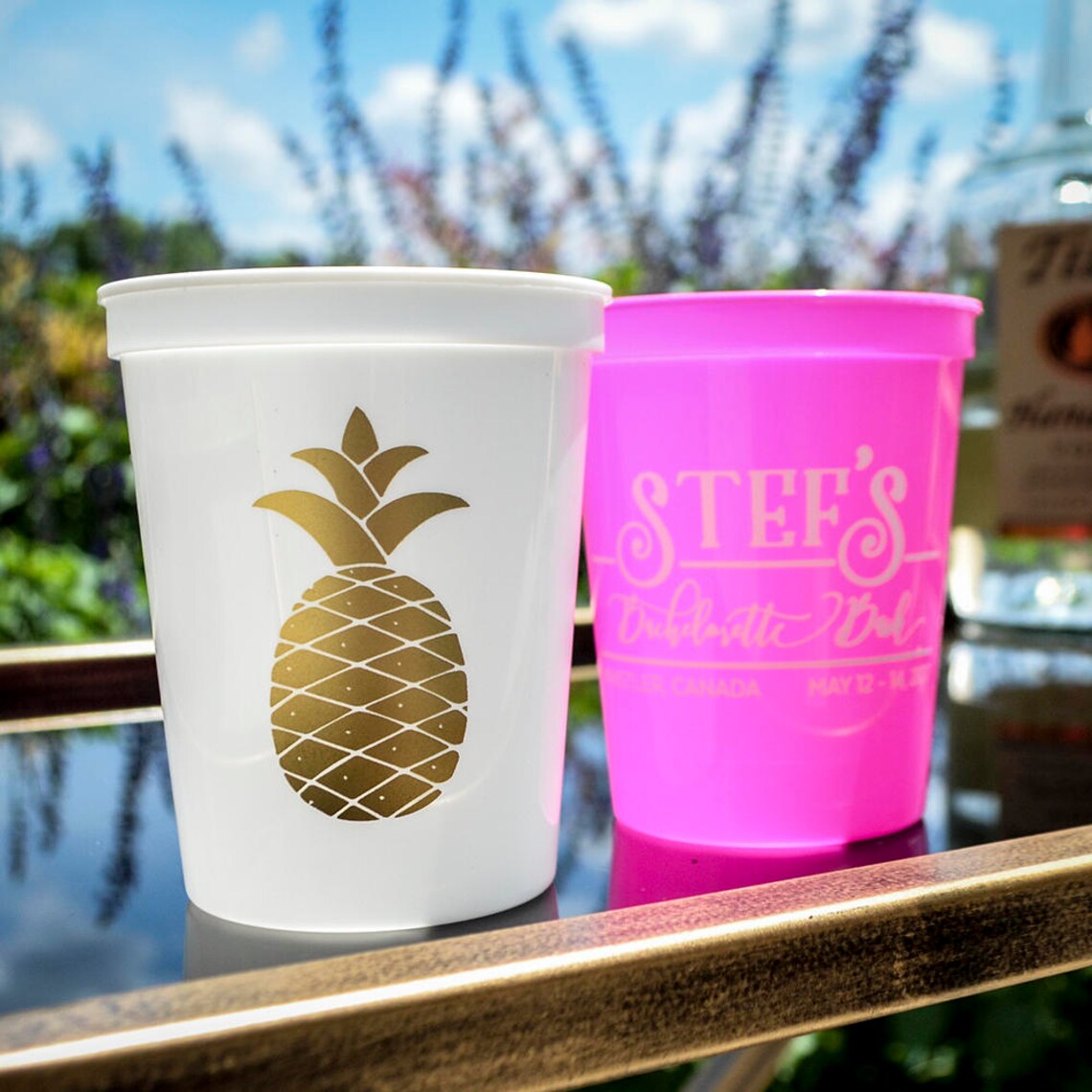 Pineapple Party Cups Bachelorette Party Cups Pineapple Cups | Etsy