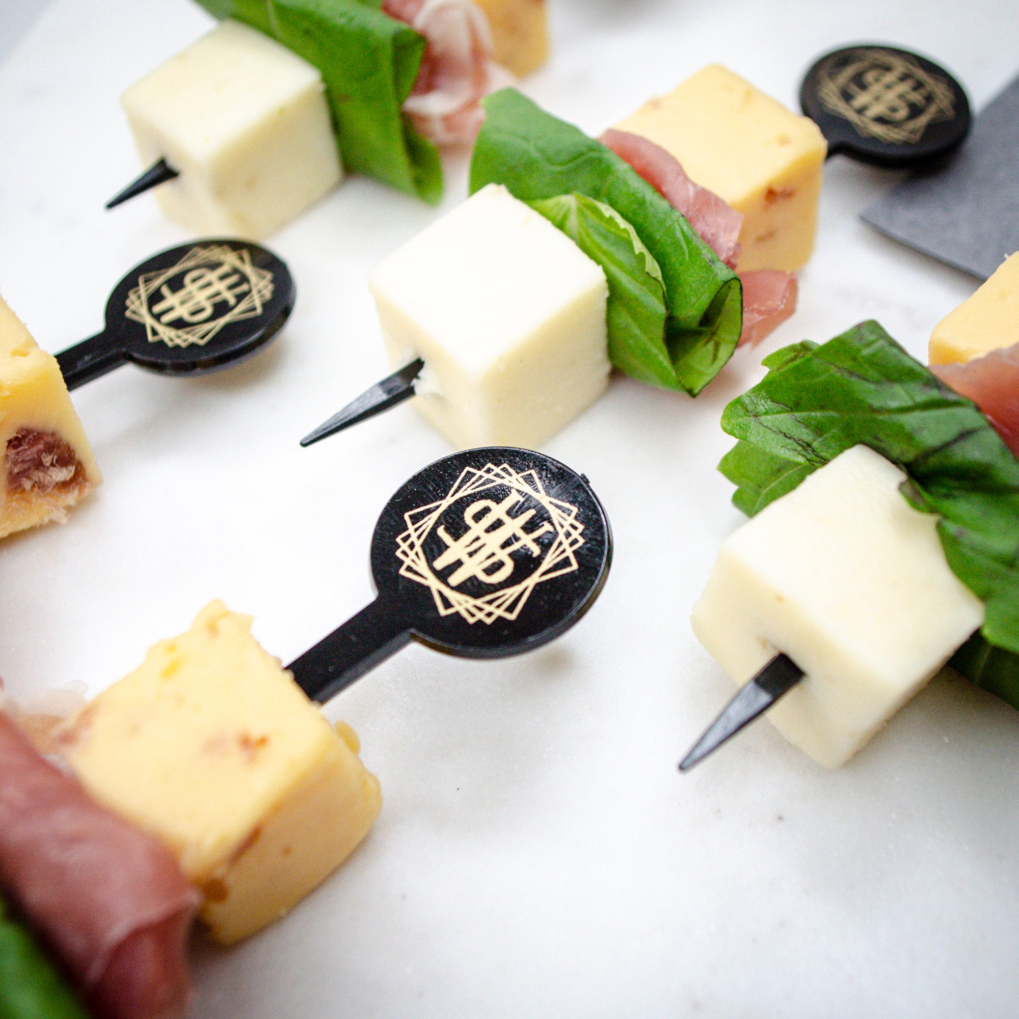 Custom Printed Plastic Food Picks 4 Inch Wedding Appetizer | Etsy