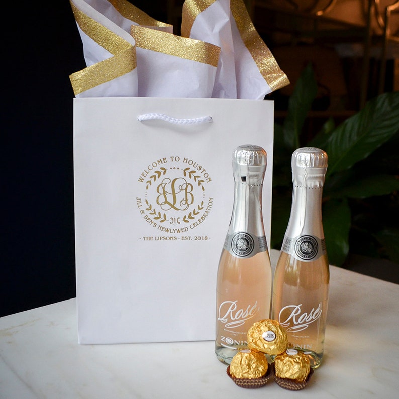 Personalized Hotel Welcome Gift Bags for Wedding Guests, Destination ...