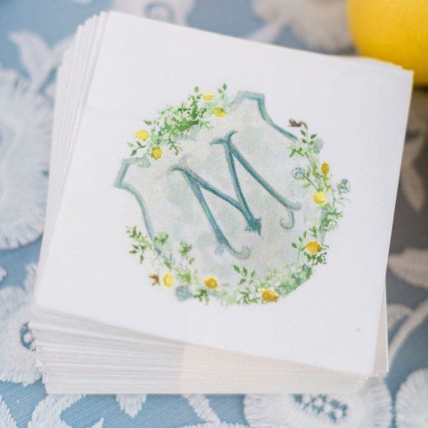 Custom Logo Cocktail Napkins - Etsy