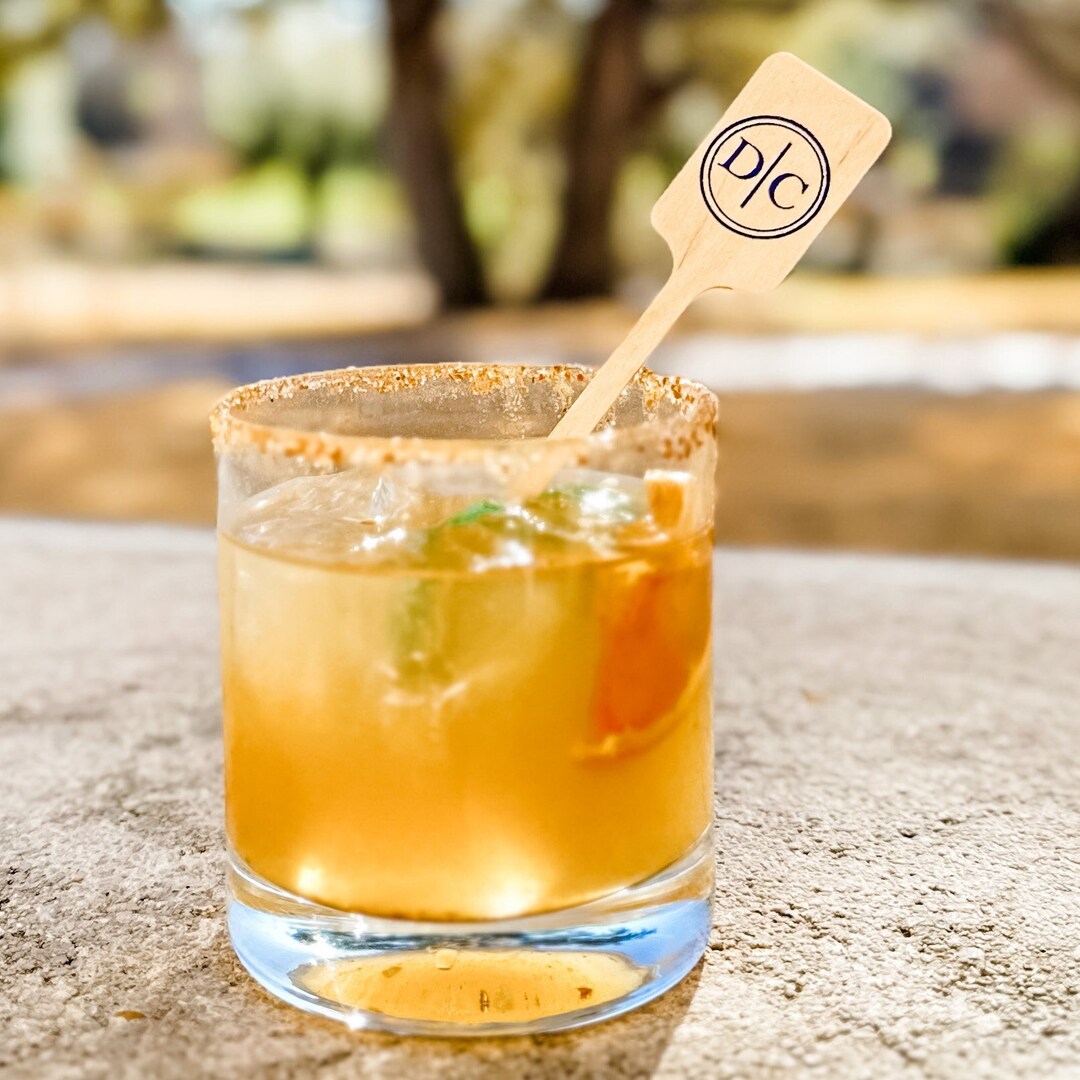 Custom Upright Rectangle Wooden Stir Sticks, Custom Wood Swizzle Sticks ...