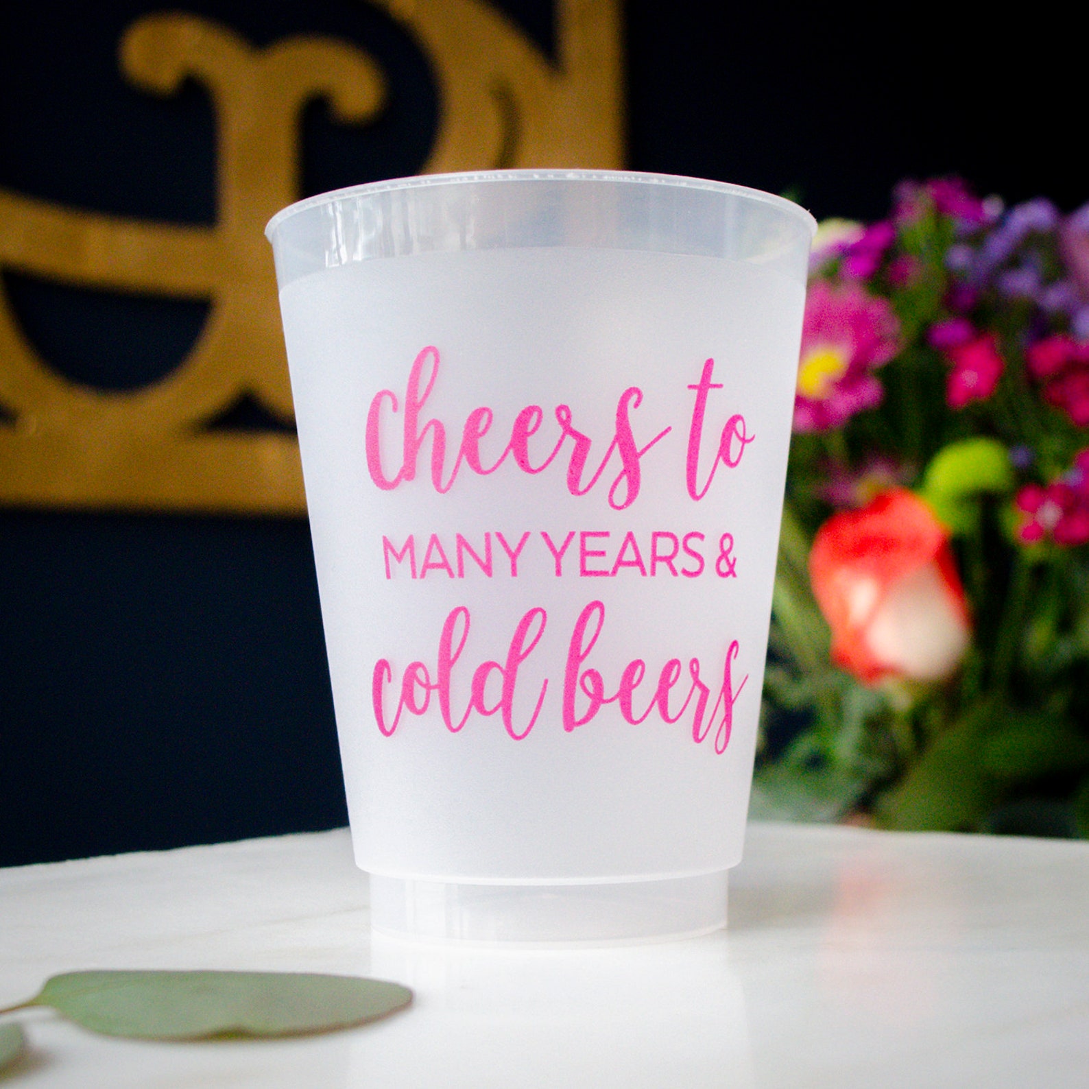 Custom Bachelorette Party Plastic Cups, Personalized Shatterproof Cups ...