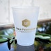 Personalized Frosted Cups, Custom Shatterproof Wedding Cups, Printed ...