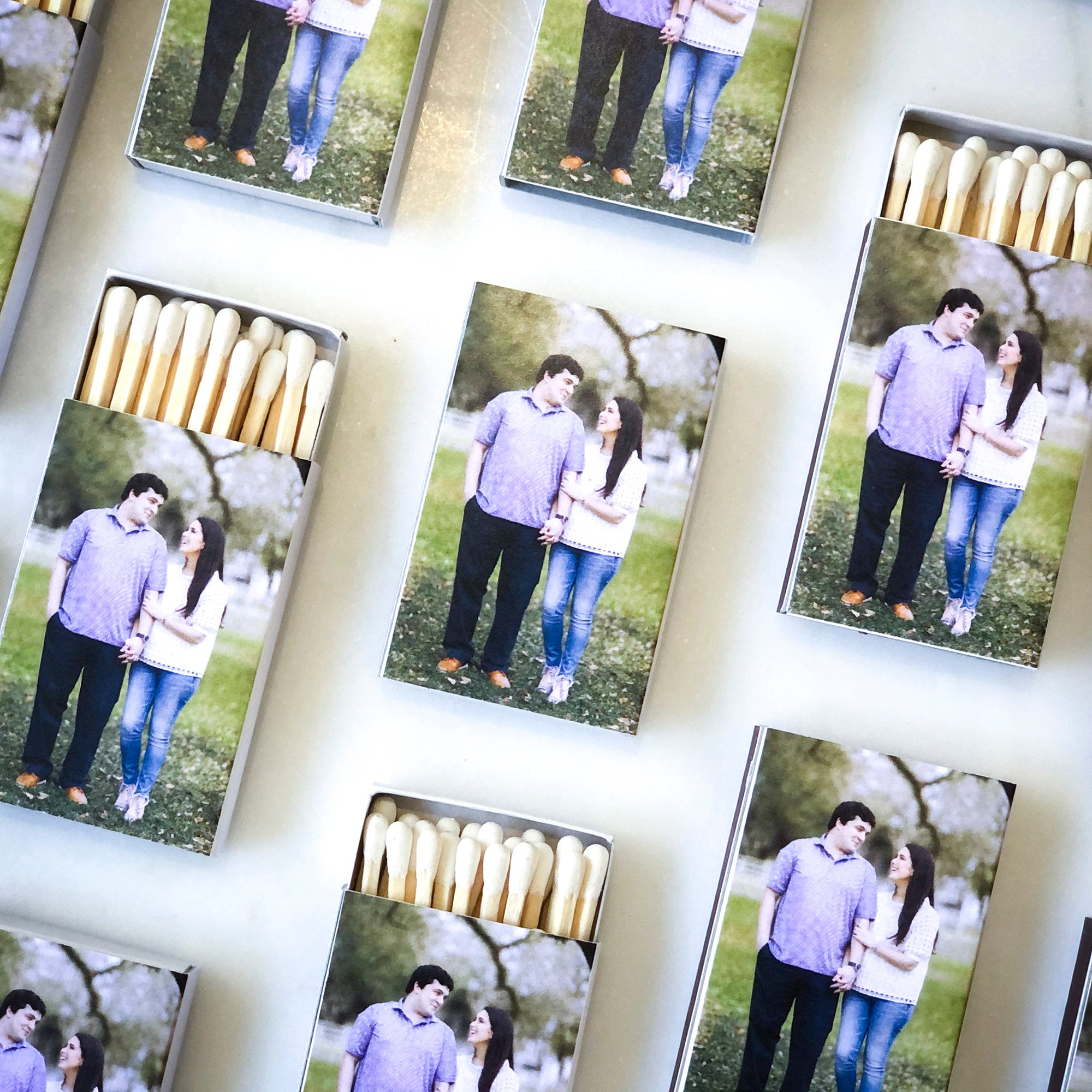 Full Color Matchboxes Monogrammed Wedding Matches Custom - Etsy