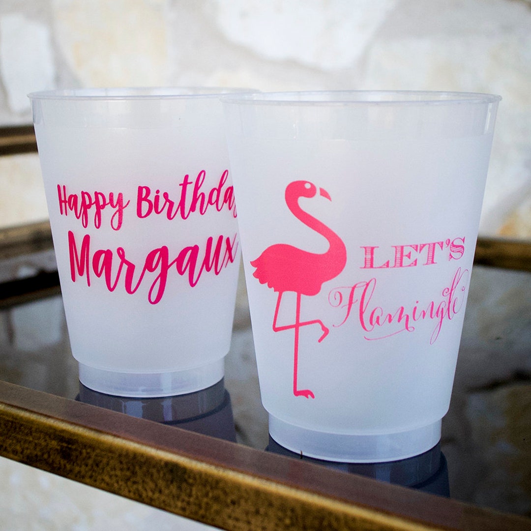 Custom Birthday Party Cups, Shatterproof Cups, Personalized Cups ...