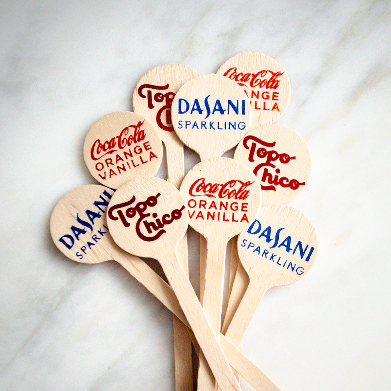 Personalized Wooden Stir Sticks, Corporate Event Swizzle Sticks, Custom ...