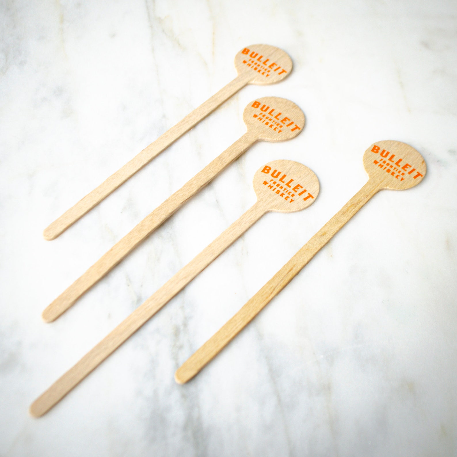 Wooden Drink Stirrers Company Logo Swizzle Sticks Whiskey | Etsy