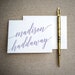 Custom Name Letterpress Folded A2 Stationery & Envelope Set - Etsy