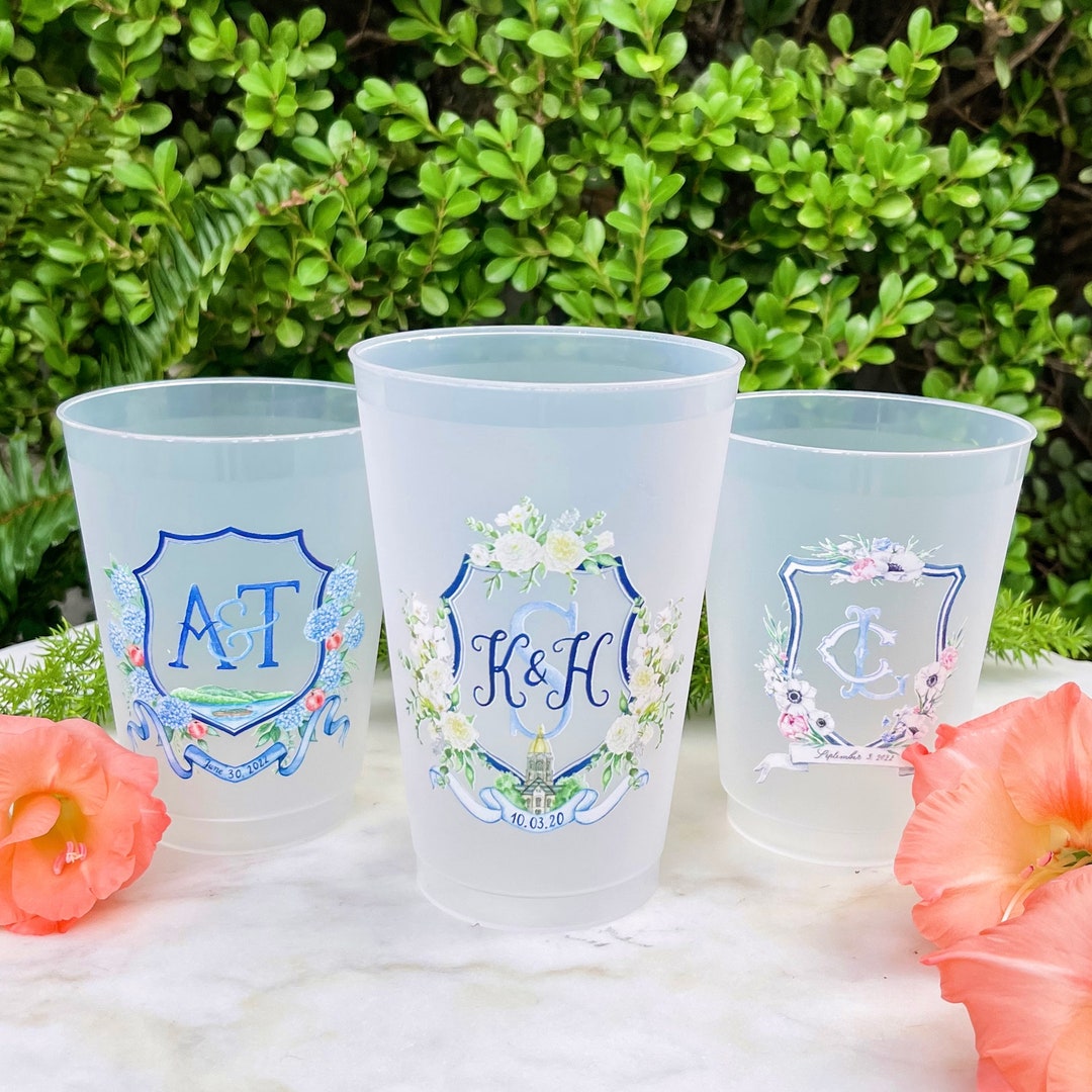 Custom Full Color Crest Shatterproof Cup, Custom Watercolor Crest Full ...