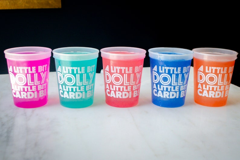 Personalized Color Changing Plastic Party Cups Custom Mood | Etsy