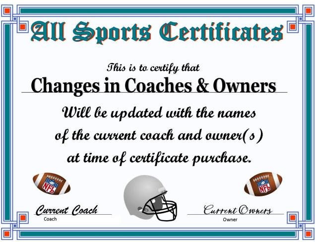 SEATTLE SEAHAWKS NFL Football Fan Personalized Certificate Diploma ...
