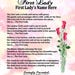Pastor's Wife First Lady Personalized Custom Appreciation Photo Name ...