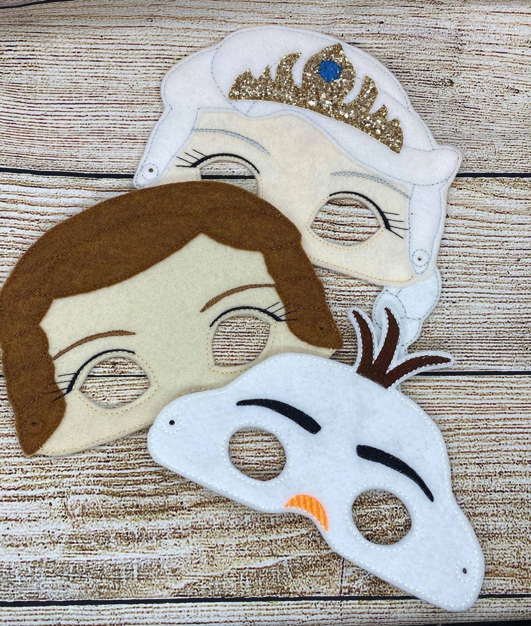 Frozen Inspired Mask - Elsa - Anna - Olaf - Etsy
