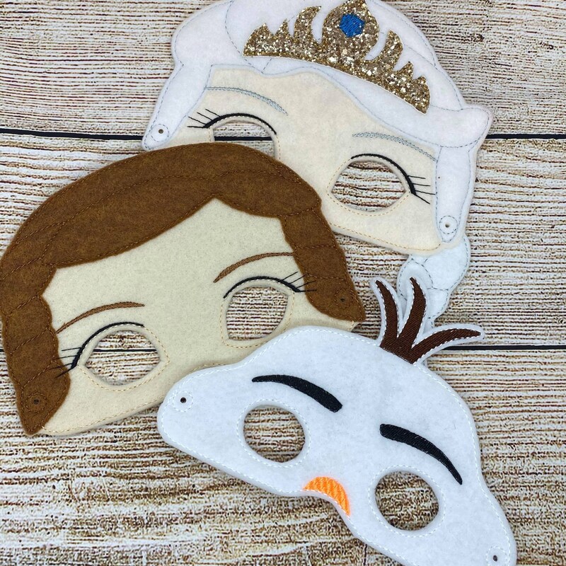 Frozen Mask - Etsy